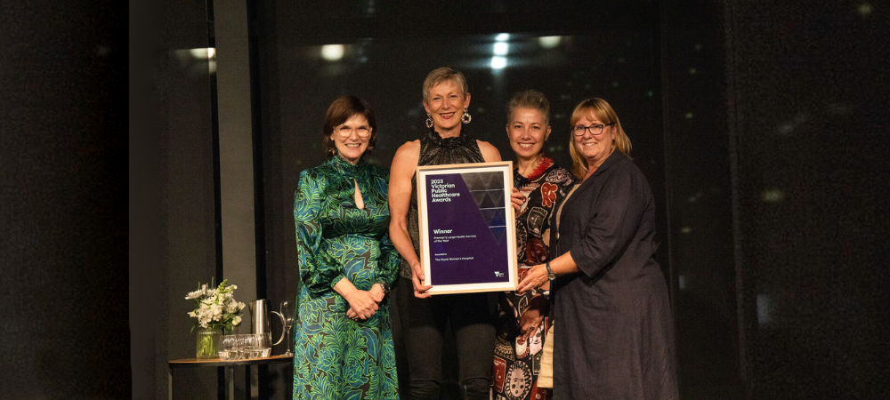 The Women's wins prestigious award | The Royal Women's Hospital